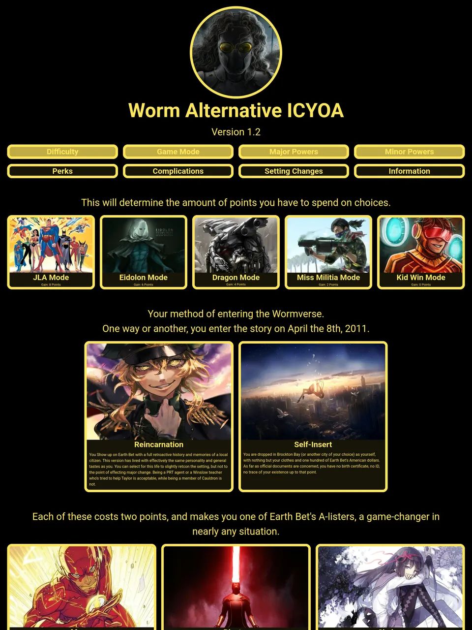 Worm Alternative — CYOA.CAFE